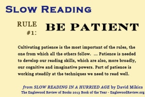 What is Slow Reading? - The Englewood Review of Books